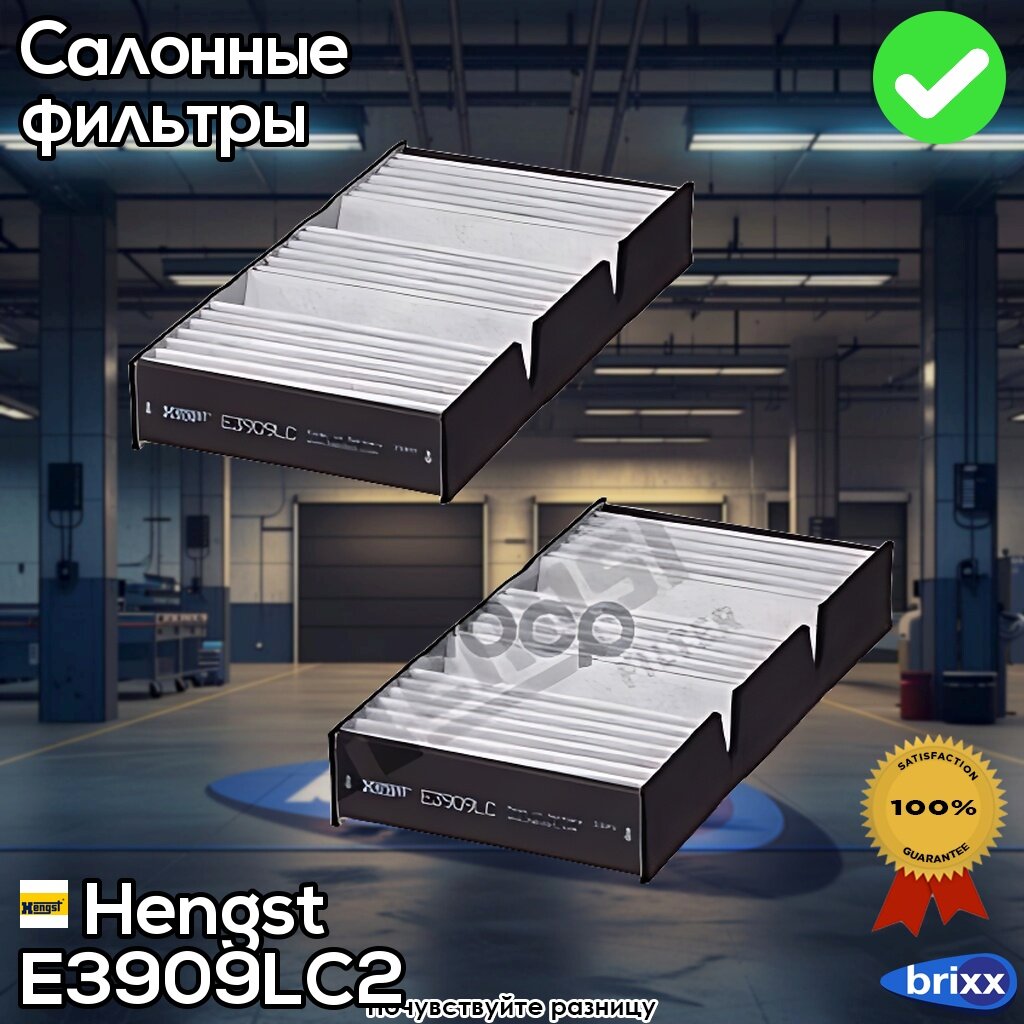 Hengst; E3909lc2; Фильтр Салона [Угольный] [К/Кт 2Шт] Mercedes Gl (X166), M (W166) 11-> | Hengs.