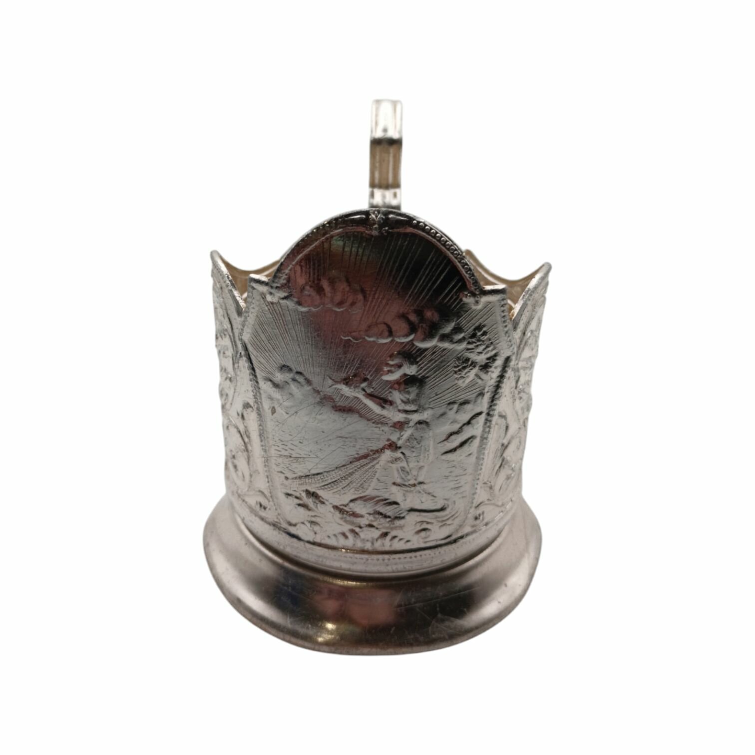 Советский подстаканник. Из нержавейки, есть клеймо, сделано в СССР.