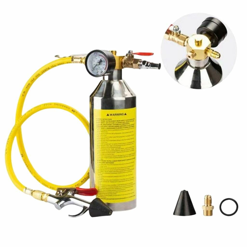 Специальные инструменты для автомобилей, Подвесной флакон для чистки труб автомобильного кондиционера с клапаном сброса давления, 1 комплект