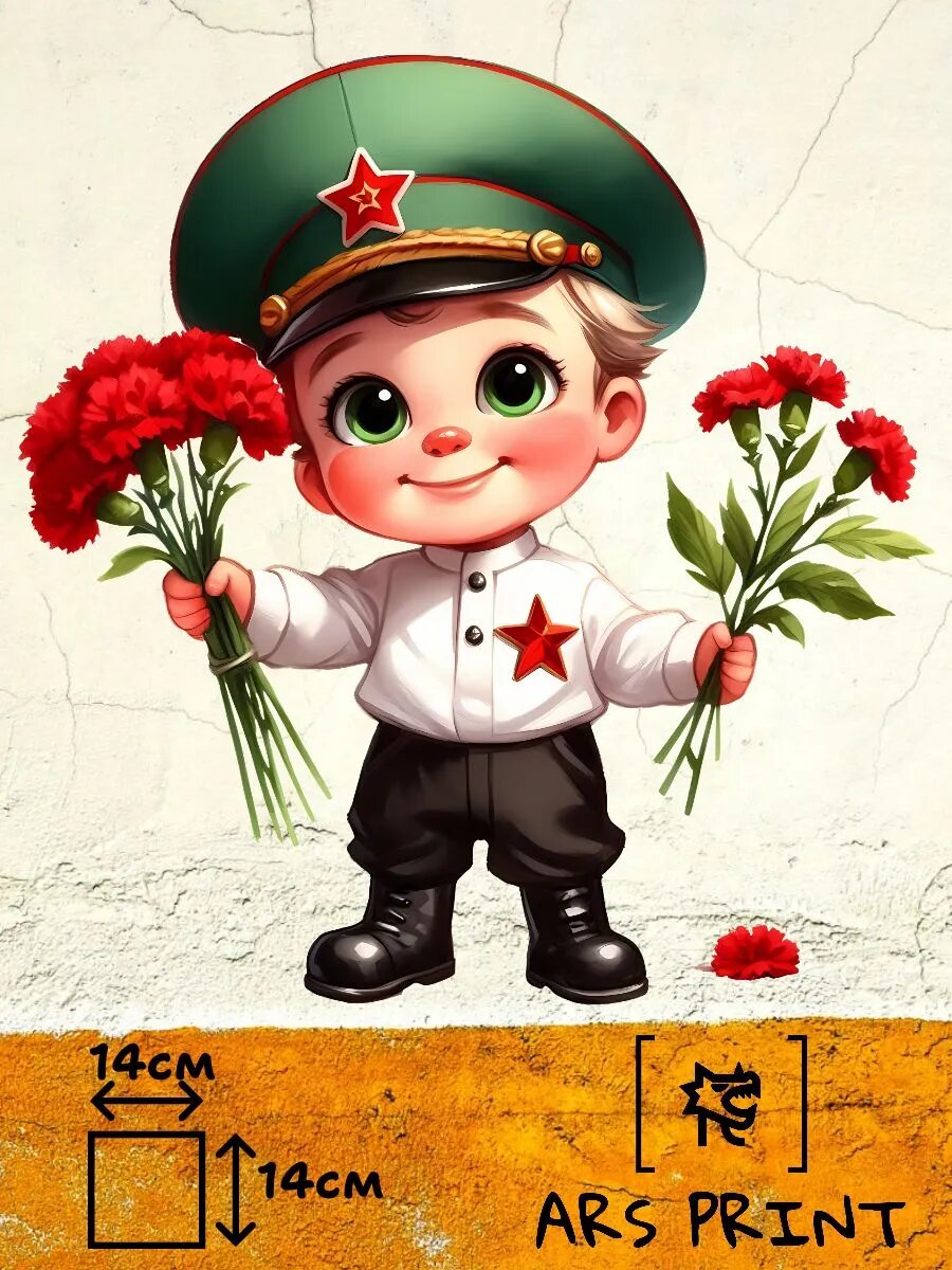 Термонаклейка на одежду 9 Мая