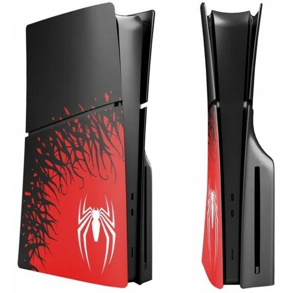 Съёмные боковые панели для Sony PlayStation 5 Slim с дисководом (Spider-Man 2 ver 1.0) (PS5)