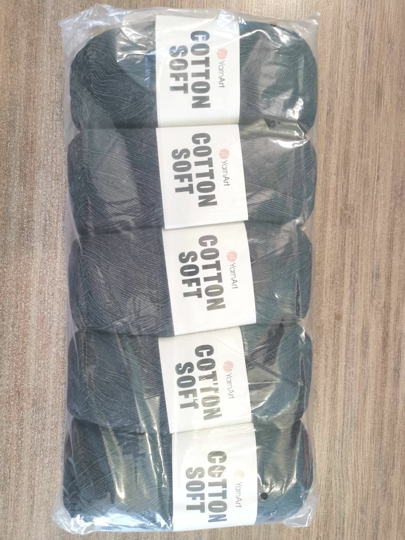 Пряжа Коттон Софт (Cotton Soft) упаковка 5 мотков 55% хлопок 45% полиакрил цвет 28 маренго