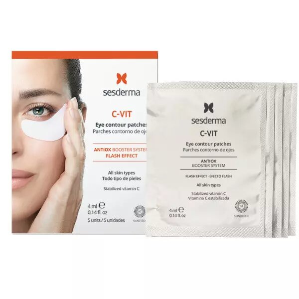 Патчи для глаз SesDerma C-Vit Eye Contour, антиоксидантные, 5 штук