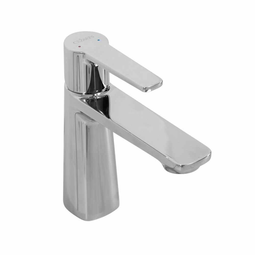 LUX-LS-01-W0 Смеситель для раковины однорычажный, без донного клапана, хром