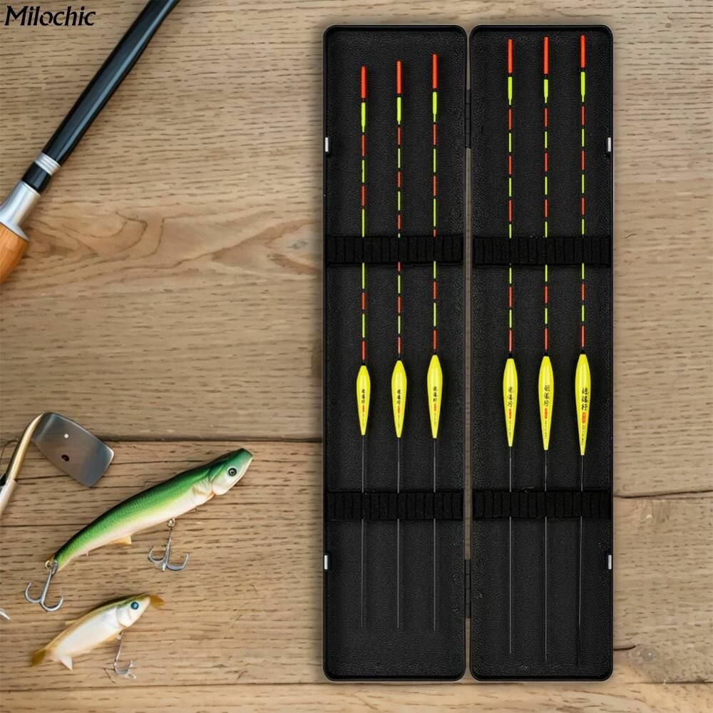 Комбинированный набор рыболовных поплавков, высокочувствительный вертикальный буй для рыбалки на открытом воздухе