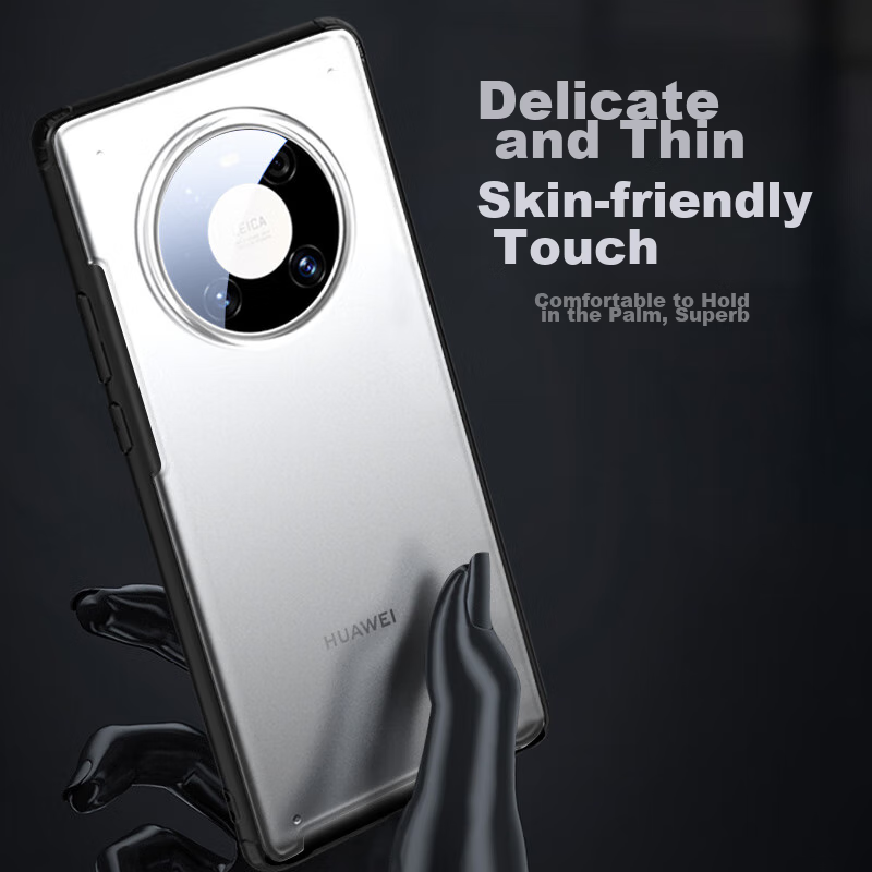 Mr. Blue Gorilla Case for Huawei Mate40 Pro, Protective Cover, Armor Ultra-Thin Shockproof Case, Black