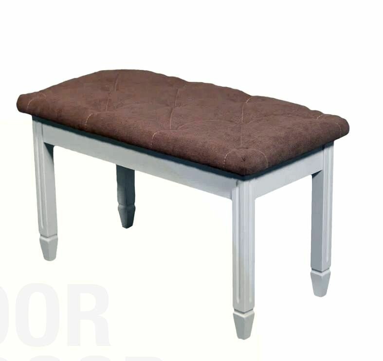 Банкетка Венеция 7, белый, дерево, МДФ, 80x45x40 см