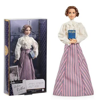 Кукла Mattel Barbie Signature, Серия "Вдохновляющие женщины", Helen Keller GTJ78