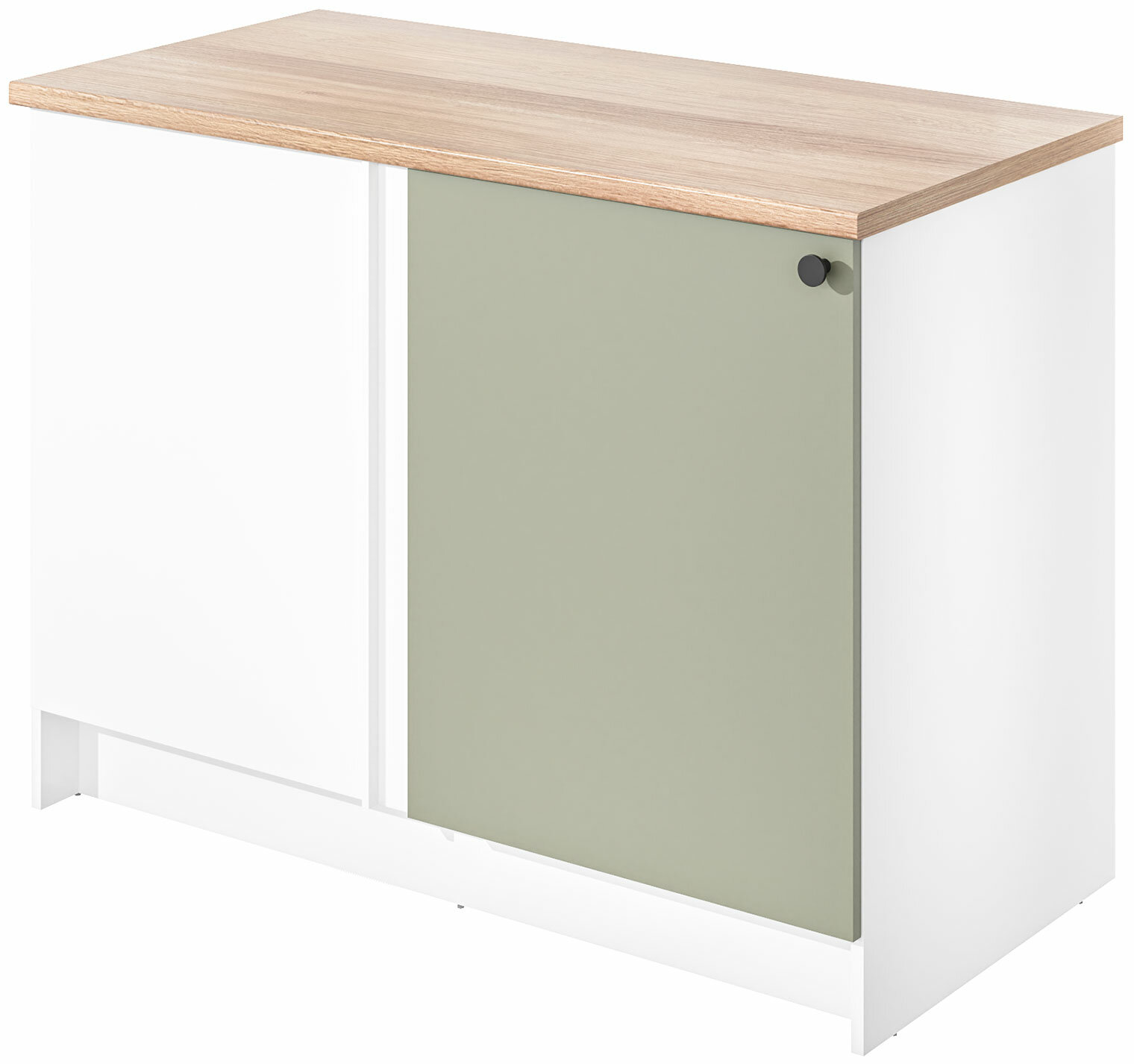 Шкаф кухонный напольный Candy Candy ModulE, угловой со столешницей, 120x91х61 см (TD0053882RU), зеленый матовый