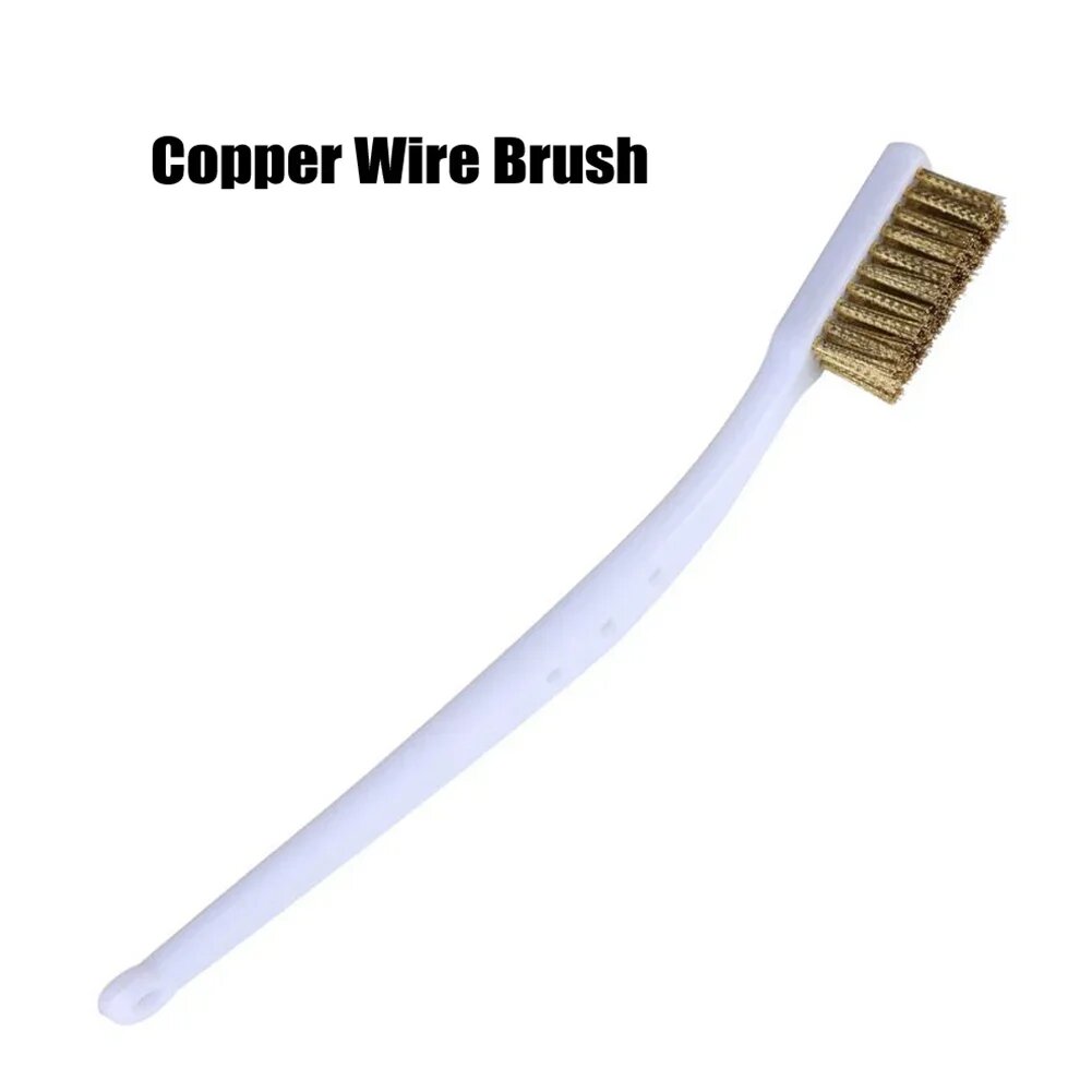 Латунная проволочная щетка с пластиковой ручкой Copper Wire