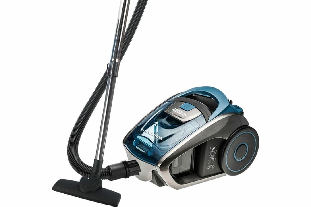 Пылесос для дома мощный с контейнером КС-7000 синий