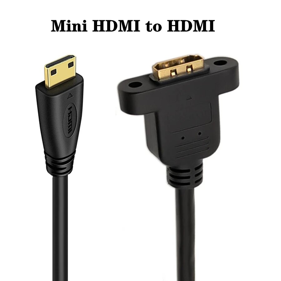 Liujyjc Micro HDMI-HDMI удлинитель кабель 0,3 м Mini HDMI- HDMI, 0.3m