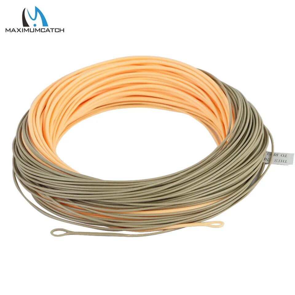 Maximumcatch Spey Fly Fishing Line WF3F-8F 90 футов персиковый/камуфляж 3.0, Line Only
