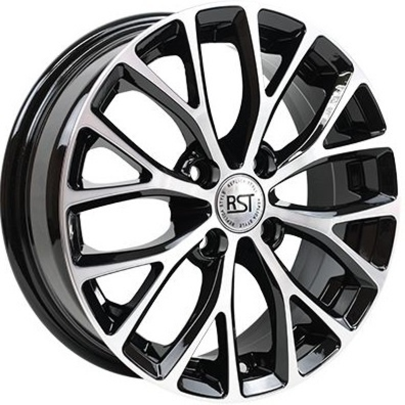 Диск колесный RST R015 6,0x15 4x100 Dia54.1 ET48 цвет BD (черный с проточкой)