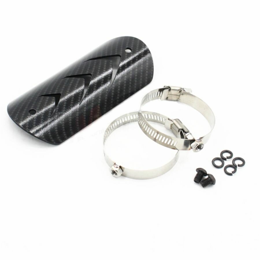 Защитный кожух глушителя мотоцикла, замена деталей