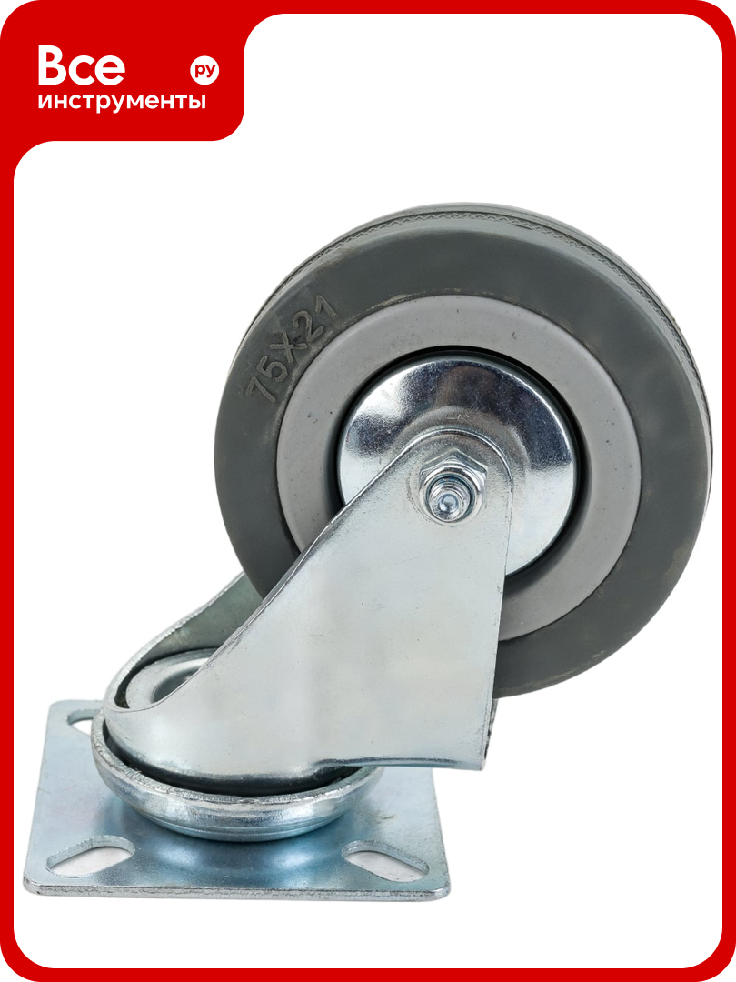 Колесо аппаратное поворотное SCg 93 75 мм TOR 1003238