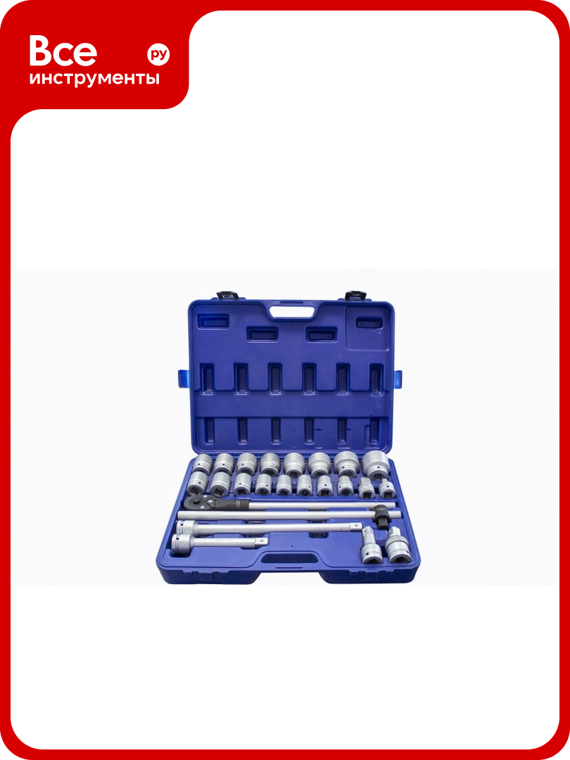 Набор инструментов Rockforce 3/4"DR 12-гранных 24 предметов RF-6241-9(1394)