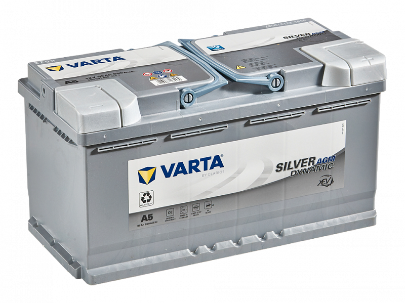 Аккумулятор автомобильный Varta Silver Dynamic AGM 595901085 G14/A5 6СТ-95 обр. 353x175x190