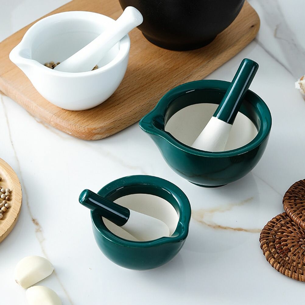 Ступка с пестиком, Керамика