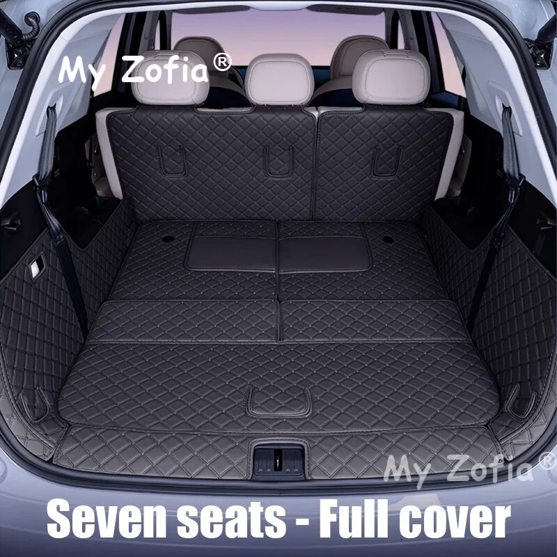 Для Chery Tiggo 9 2025 2026, коврик в багажник, кожаный прочный коврик для багажника, ковры с полным покрытием, задний интерьер, специальные аксессуары C