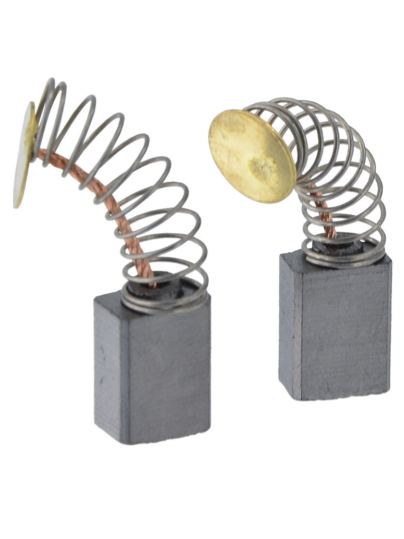 Щетка угольная 5х8х11 (пружина, пятак) для рубанка P.I.T. PEP82-C