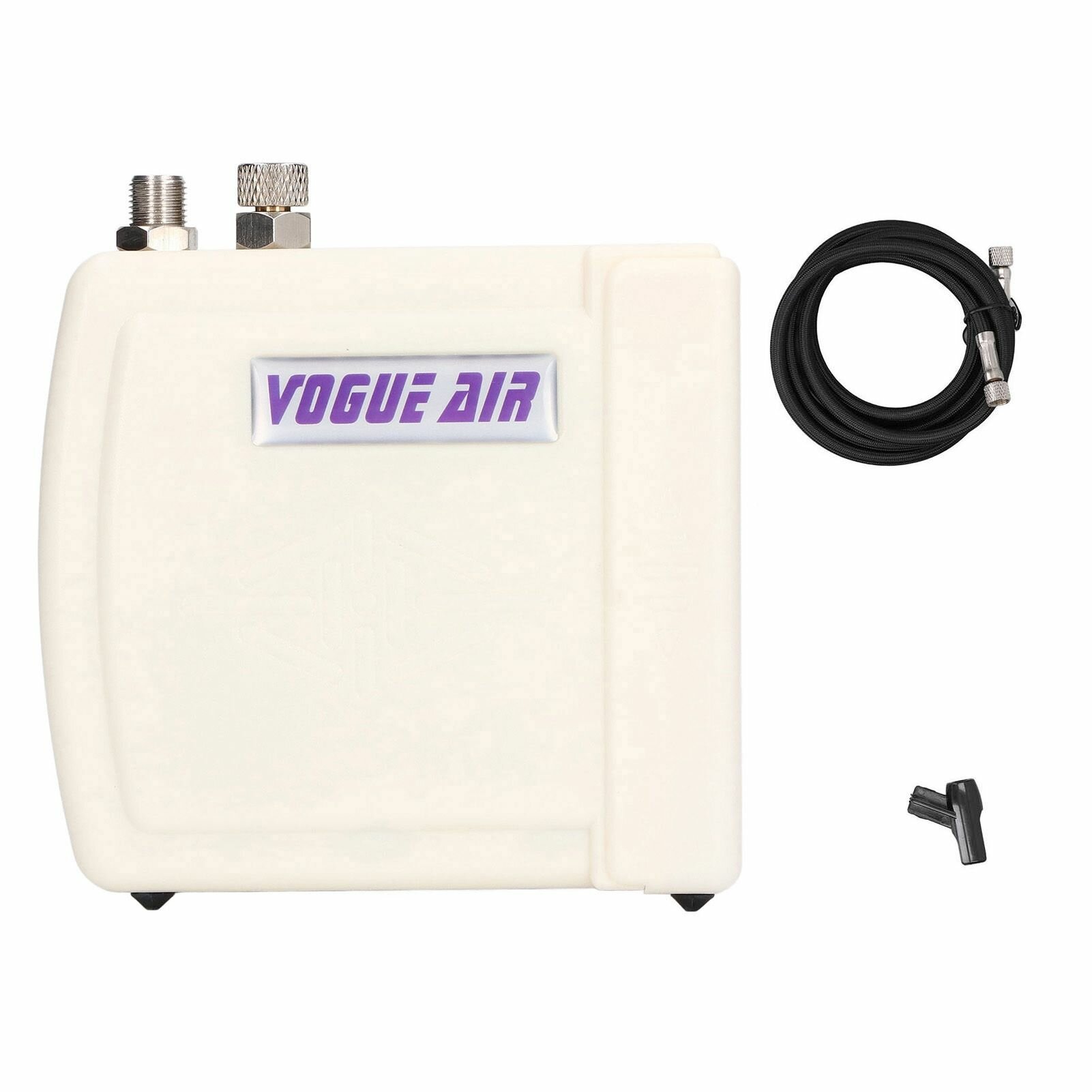 Портативный компрессор HS08AC-S для аэрографии/макияжа/тортов, белый, UK