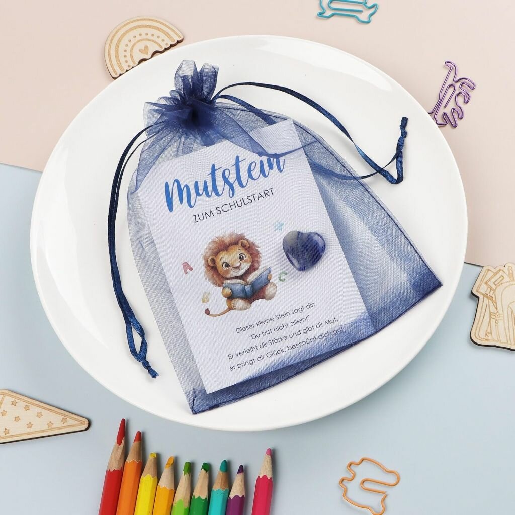 Набор для творчества из натурального камня "Школьный", Синий