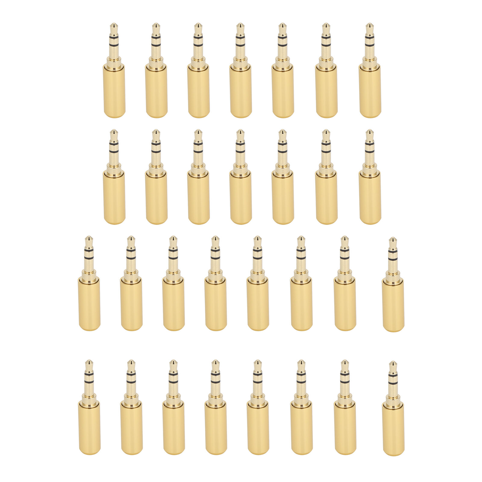 30 шт. 3,5 мм аудиоразъем для наушников с позолоченным покрытием