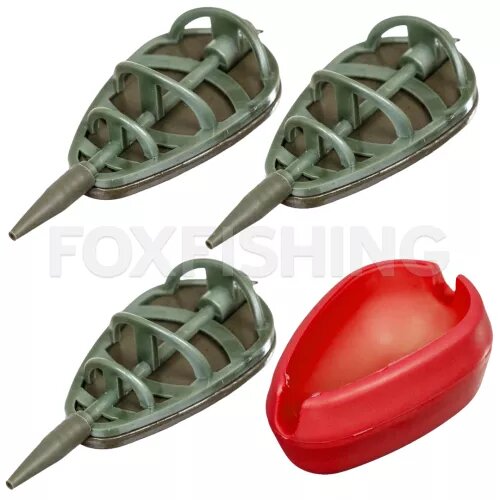 Кормушка Vegas Flat Method (3+1) 40/60/80G с уплотнителем / LZW136-3шт