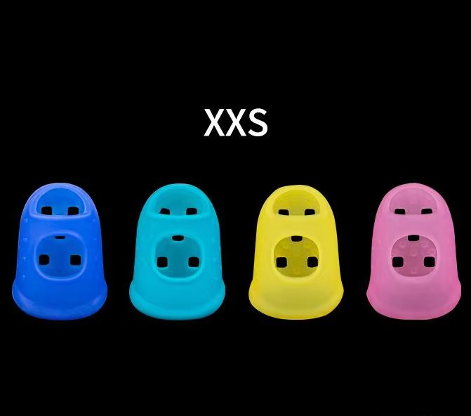 Защитные накладки на пальцы для детей для игры на гитаре, укулеле, скрипке, утолщенные силиконовые накладки на левую