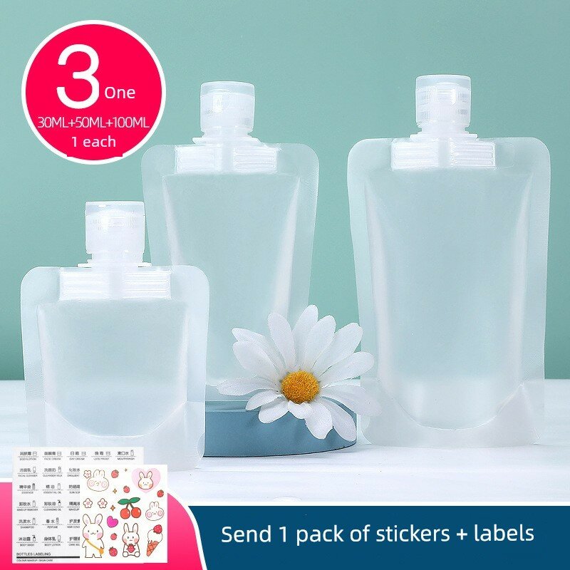 Дорожные многоразовые флаконы для шампуня, геля для душа и туалетных принадлежностей, портативные контейнеры для