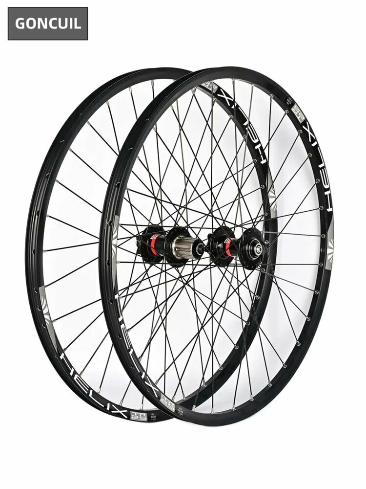 Комплект велосипедных колес, 29 дюймов, размер 100x9 мм и 135x10 мм, черный