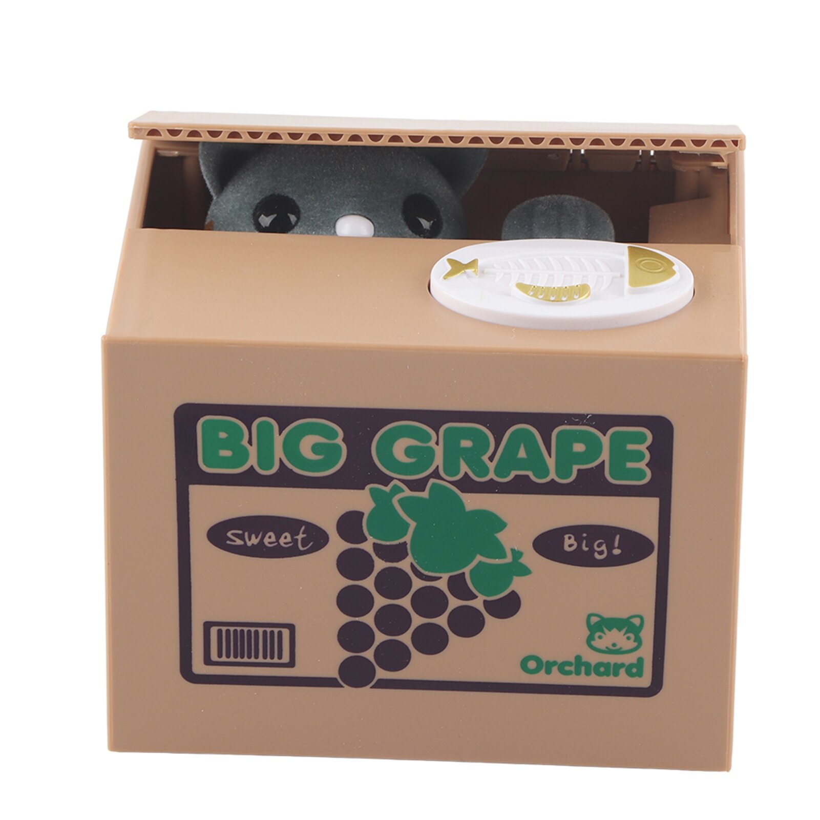 Автоматическая копилка для денег "Милый кот", ворующий монеты и центы (№3)