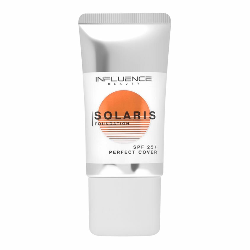Основа тональная для лица INFLUENCE BEAUTY SOLARIS с SPF 25 тон 01 Ultra light