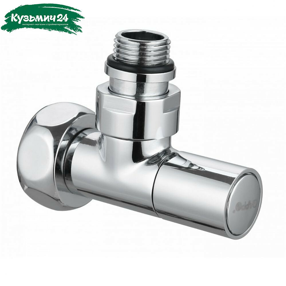 Кран для полотенцесушителя Gappo G476.0504 угловой, хром НР-ВР 3/4"х1/2", 1 шт.