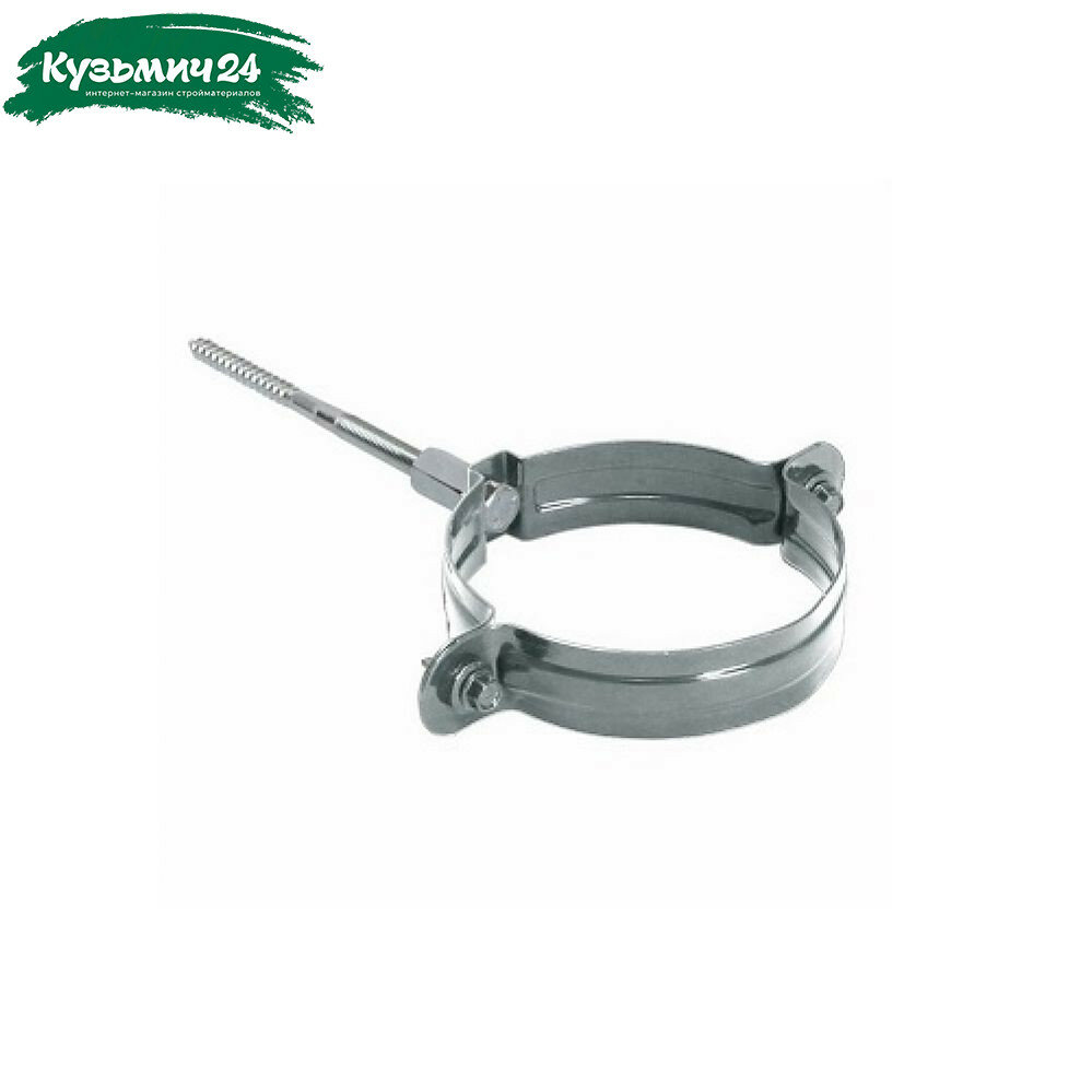 Крепление трубы оцинкованное, 2 шт