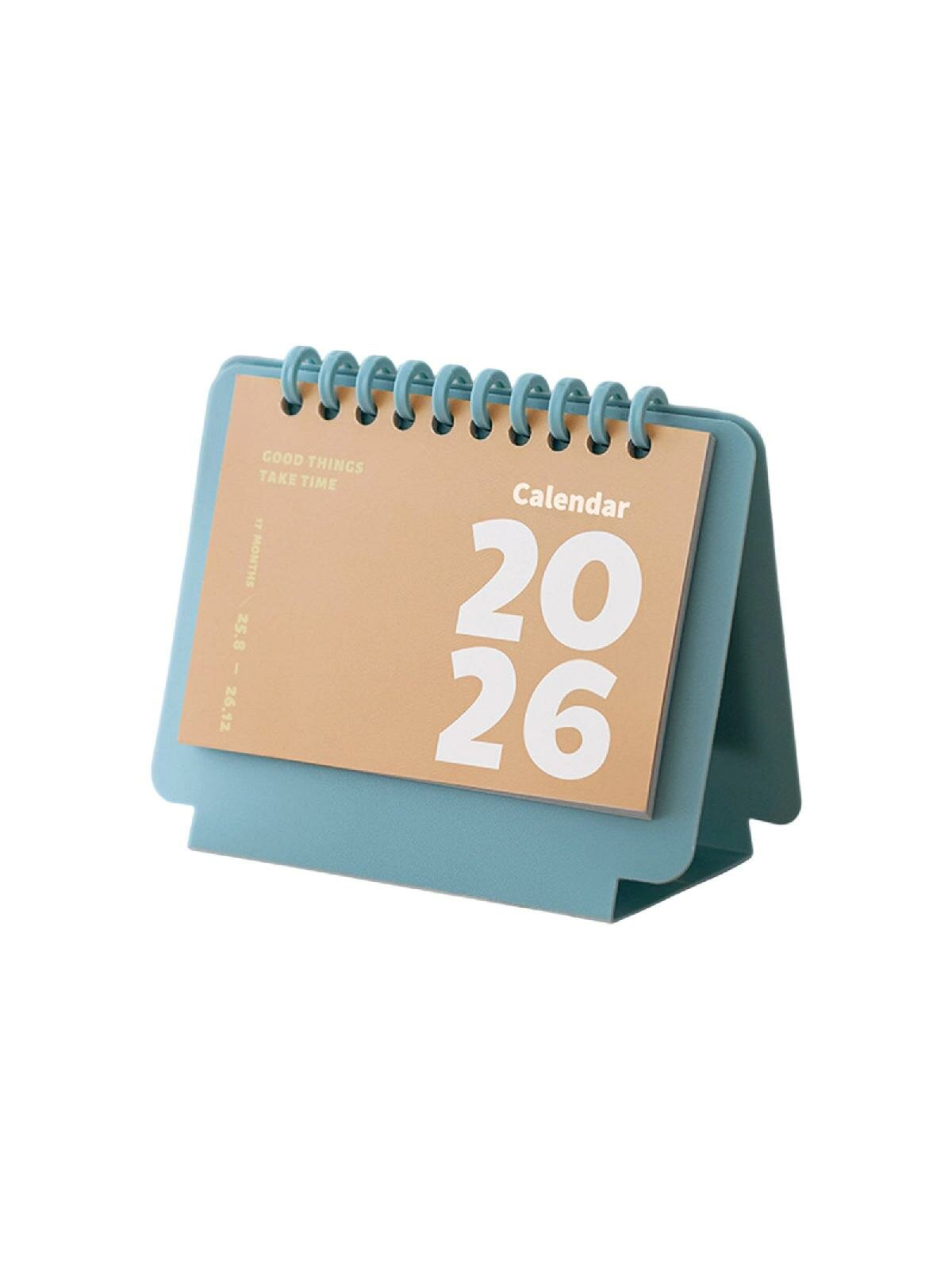 2026 Настольный календарь Ежедневник Портативный Ежемесячный календарь 13x6,2x11,2 см