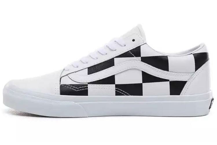 Кроссовки Old Skool Leather Check
