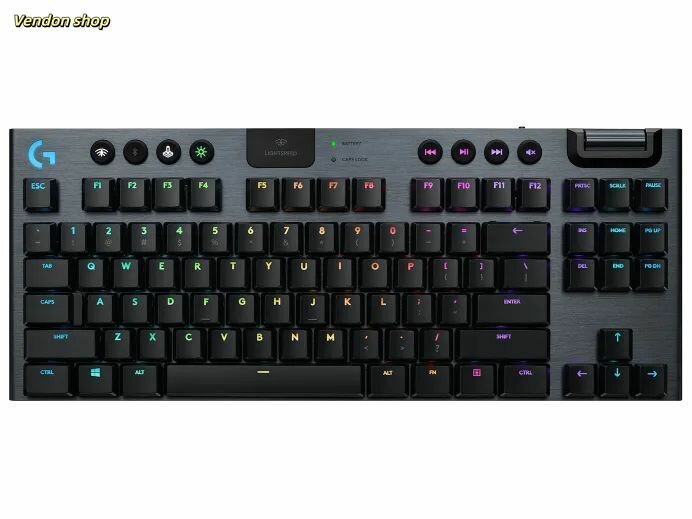 Беспроводная игровая механическая клавиатура Logitech G G913 TKL(G915 TKL)LIGHTSPEED LIGHTSYNC RGB , черный