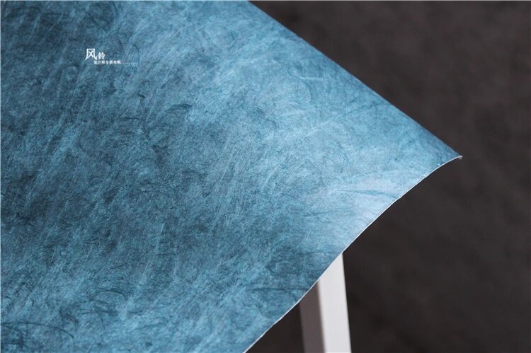 Жесткая бумажная ткань Dupont Tyvek, водонепроницаемая одноразовая сумка для рюкзака «сделай сам», прочная пленка, художественный декор, пальто, одежда, дизайнерская ткань Голубой, length 50cm, peacock blue