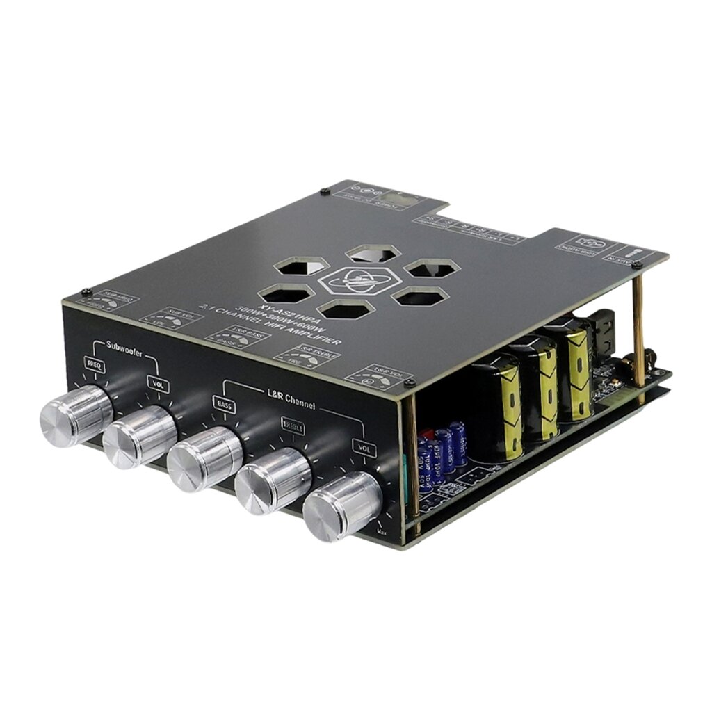 Цифровой усилитель 2.1 канала 600W