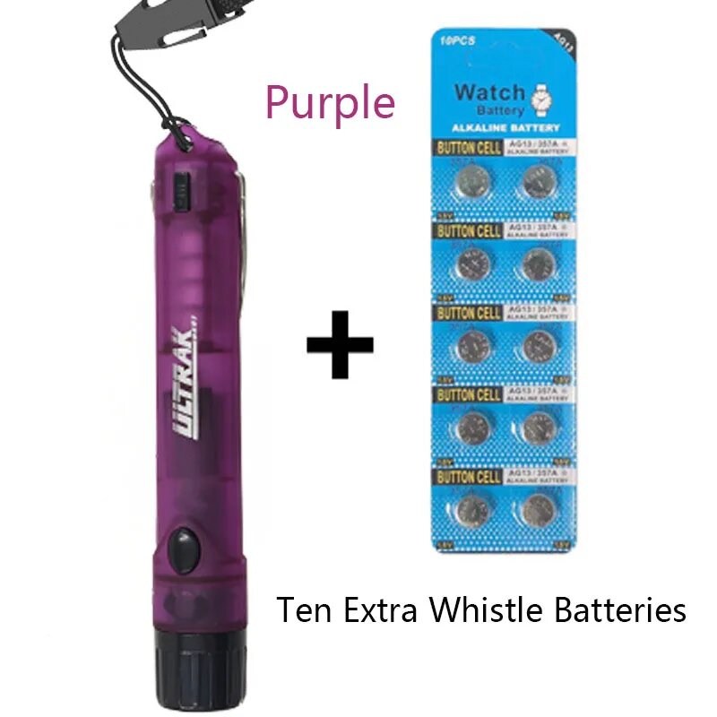 Электронный фонарик-свисток для спорта Фиолетовый, F