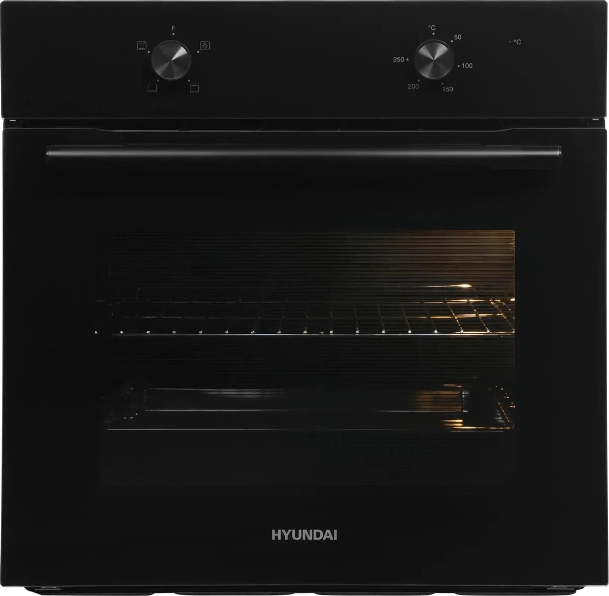 Духовой шкаф Электрический Hyundai HEO 6234 BG черный