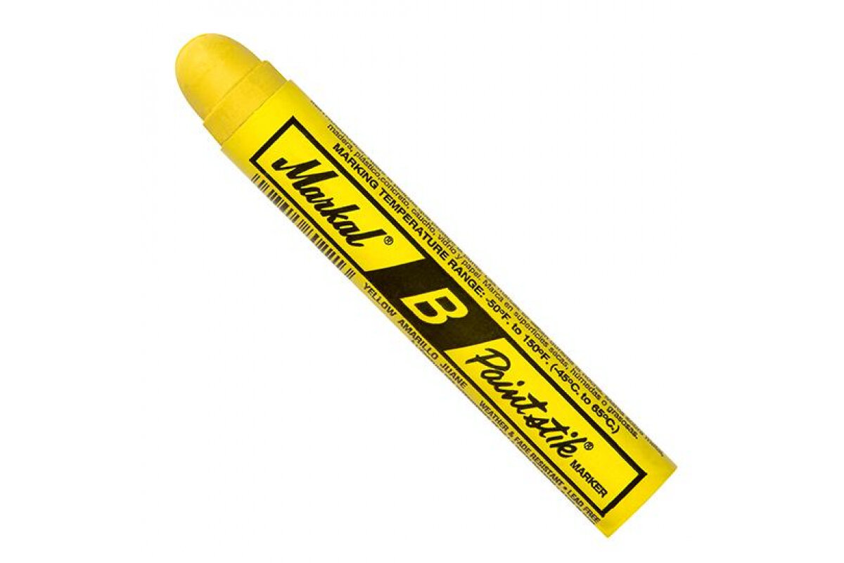 Маркер-карандаш MARKAL B Paintstik желтый