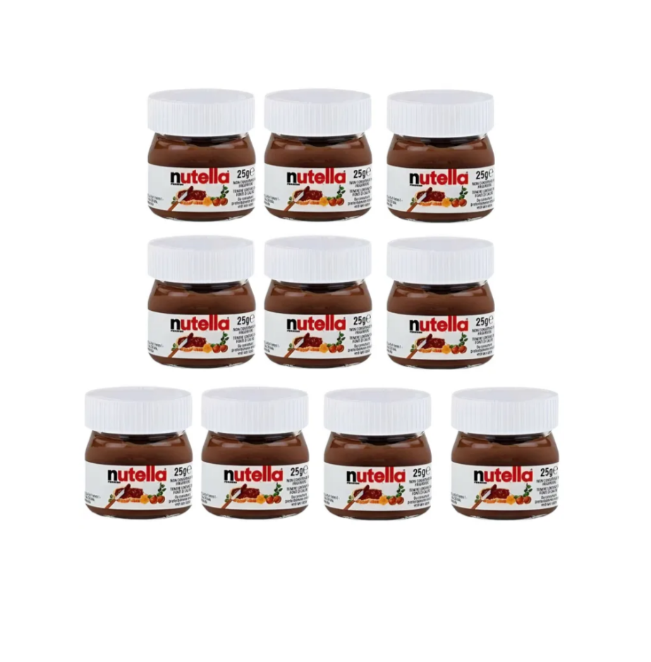 Шоколадная паста Nutella mini, (10 шт х 25 гр.).