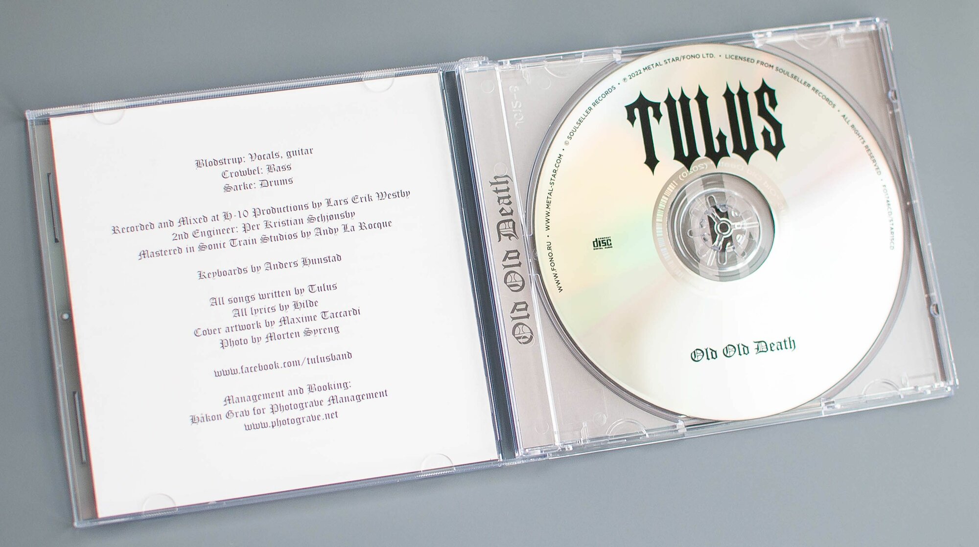 Tulus - Old Old Death Аудио CD Лицензия — фото 1