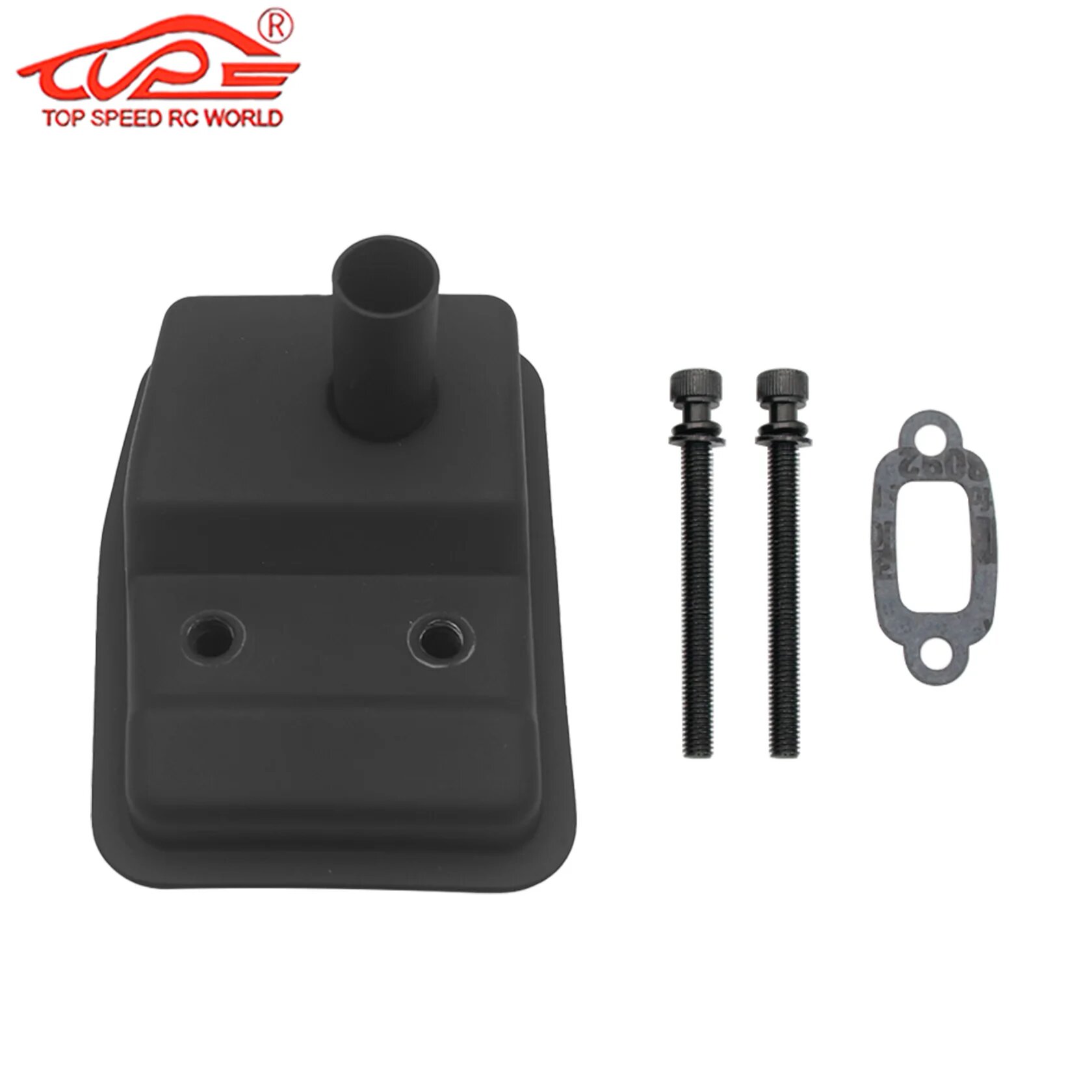 Металлический глушитель, бесшумная коробка двигателя 23CC~45CC для 1/5 Rc HPI ROFUN ROVAN KM BAJA 5B 5T 5SC FG LOSI 5IVE T GoPed Redcat for 23CC-36CC Engine