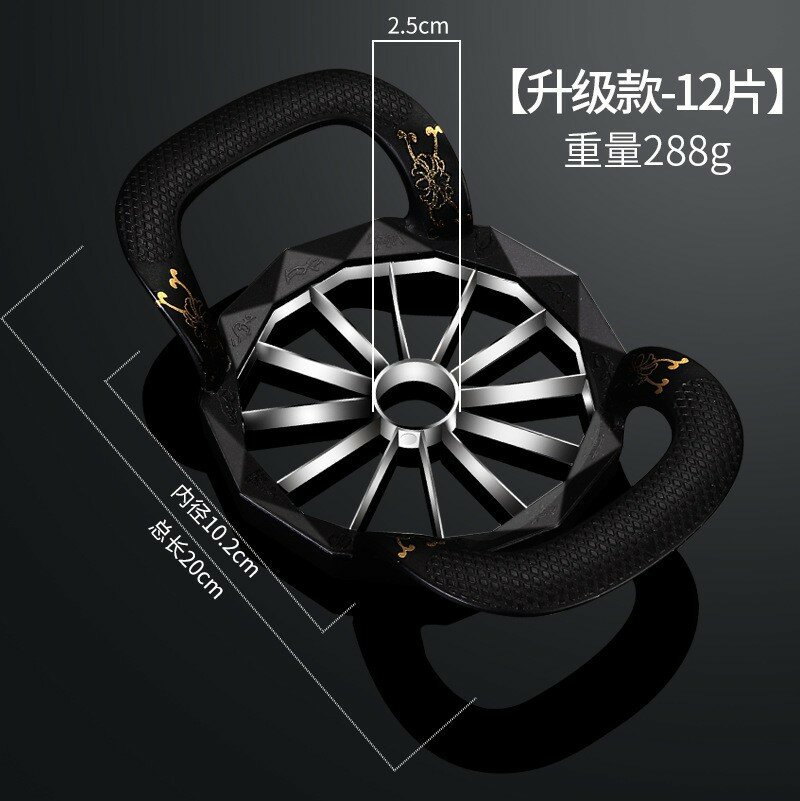 Daoqi Резак для яблок из цинкового сплава, кухонный инструмент, слайсер для фруктов, креативный портативный разделитель и удалитель сердцевины