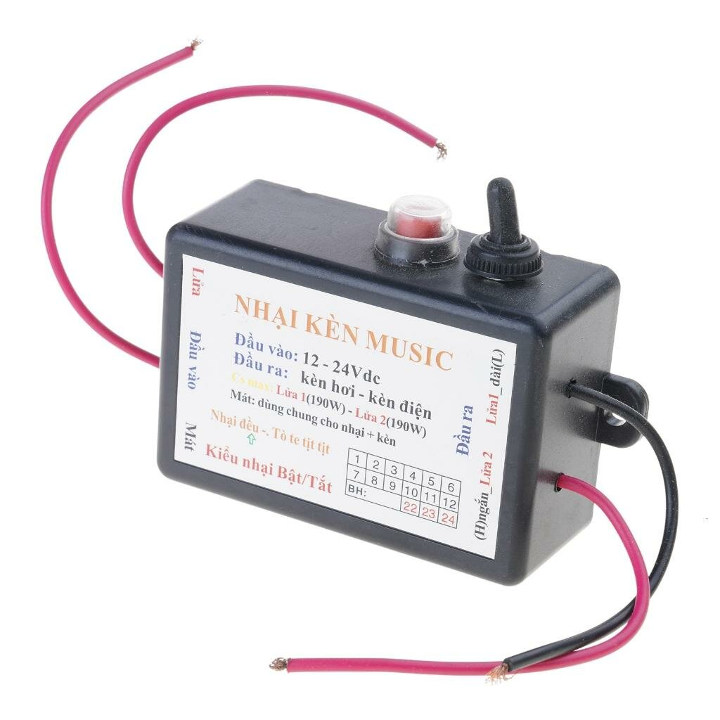 Универсальный контроллер звука клаксона для автомобиля, лодки, 3 звука