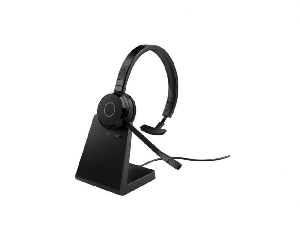 Беспроводная гарнитура Jabra Evolve 65 TE, Link 390a MS Mono Stand (PN: 6693-833-399)